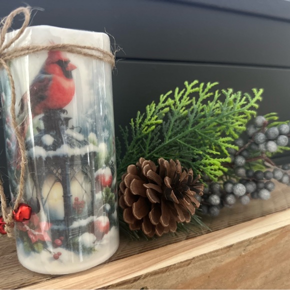 Holiday | Festive Led Cardinal Lantern Candle | Poshmark